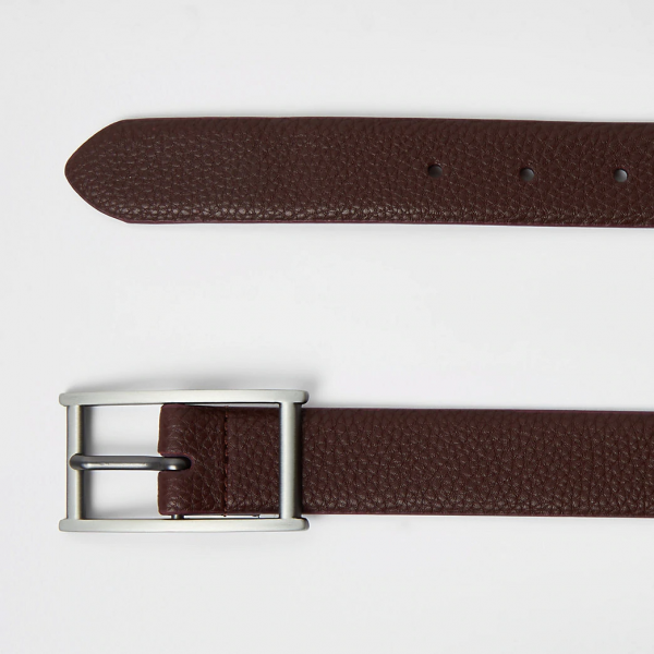 River Island Red Four Point Buckle Belt - OGalax