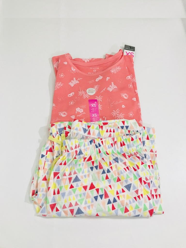 Primark Short Sleeve PJ Set - OGalax